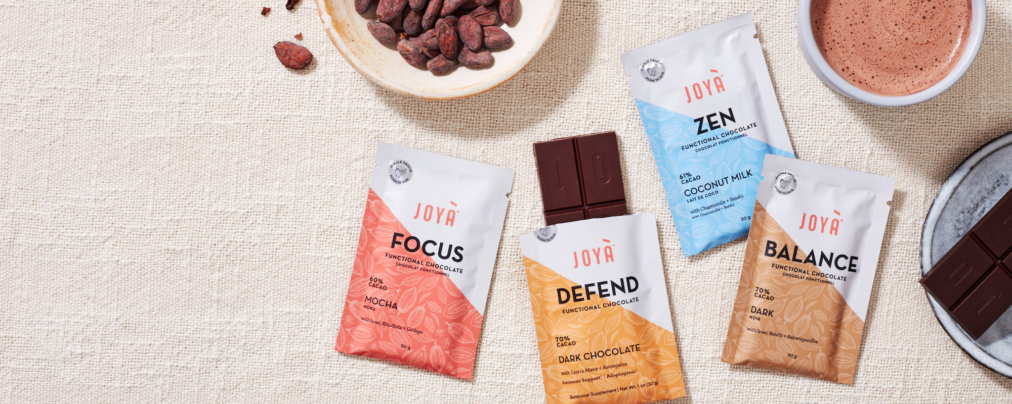 JOYÀ Adaptogenic Superblends & Functional Chocolate